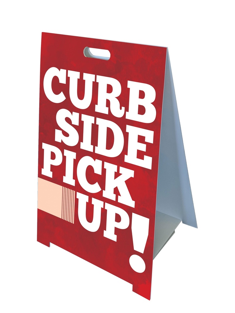 Fold-A-Frame™ Curb Side Pickup Sign | Impact Banners and Signs