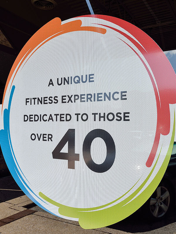 Custom Perforated Window Vinyl | Impact Banners and Signs